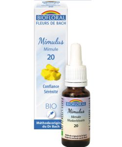 Fleur de Bach n°20: Mimule/Mimulus (20ml) Biofloral