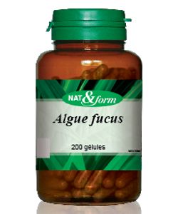 Algue Fucus (Fucus vesiculosus) - Nat & Form - 200 gélules