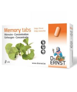 Memory Tabs - Concentration/Mémoire - Dr. Ernst - 42 comprimés