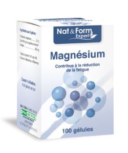 Magnesium - Magnesium pidolate - Nat & Form - 100 capsules