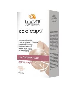 Cold Caps - Oral cold cream - Biocyte - 40 capsules