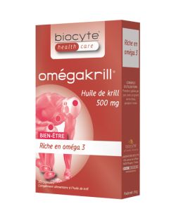 Omegakrill 500 mg - Biocyte - 30 capsules