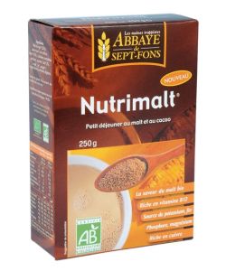 Nutrimalt BIO - Boisson instantanée - Abbaye de Sept-Fons - 250g