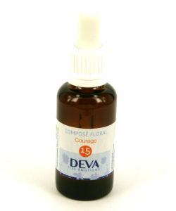 Elixir floral courage : Complexe n°15 : Courage - 10 ml - Deva.