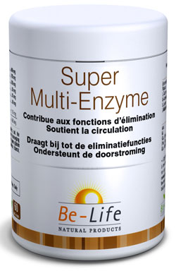 Enzymes : Super Multi-Enzyme - 60 gélules - be-life.